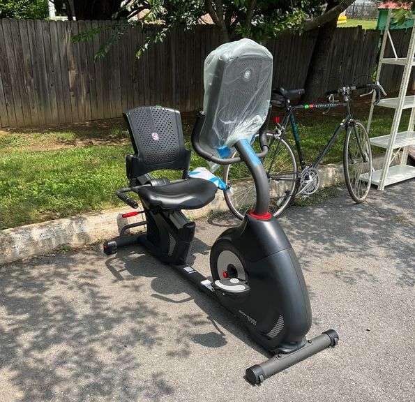 Recumbent Exercise Bike with Digital Screen - Hash Auctions