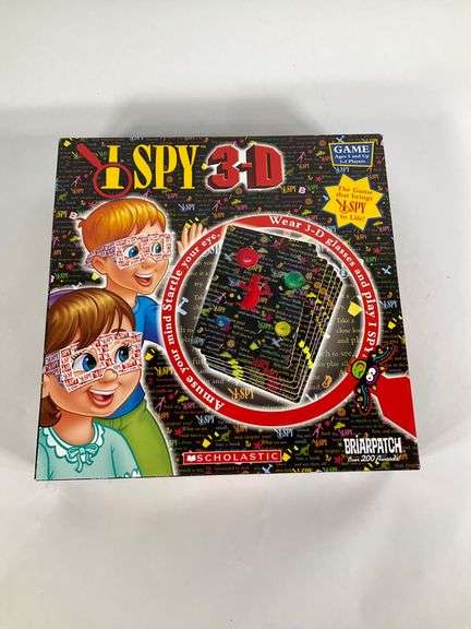 I Spy 3D Scholastic Game by Briarpatch with Cards and Accessories ...