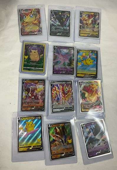 12 Pokémon cards - Hash Auctions