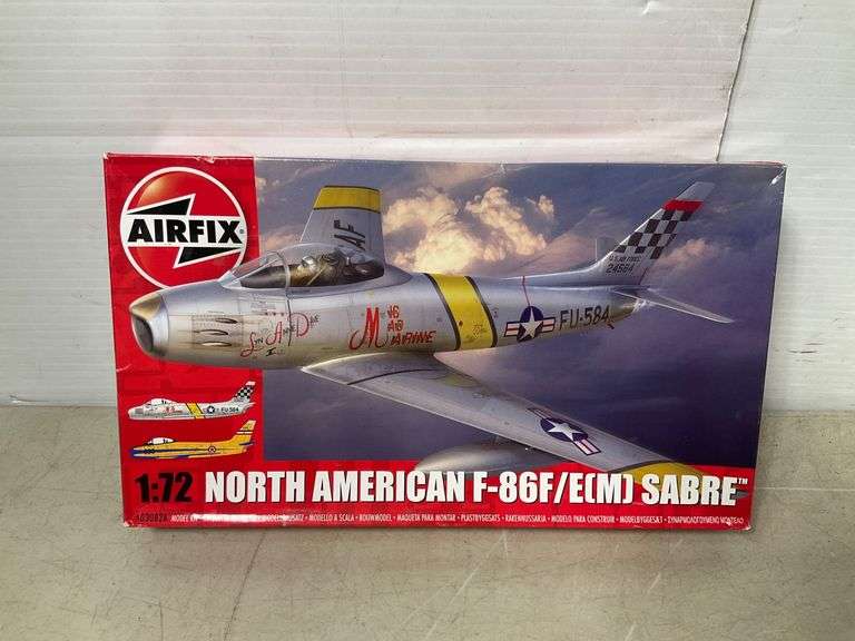 Airfix 1:72 Scale North American F-86F/E(M) Sabre Model Kit - Hash Auctions