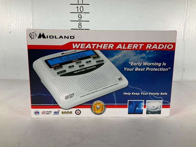 Midland Weather Alert Radio with Alarm Clock in Original Packaging ...