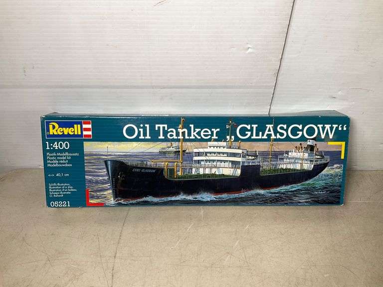 Revell 1:400 Scale Oil Tanker ‘Glasgow’ Plastic Model Kit, Opened Box ...