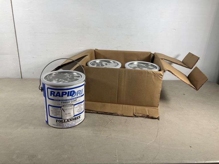 3 Gallons of Rapid-Dri Water-Based Acrylic Roof Paint by Follansbee ...