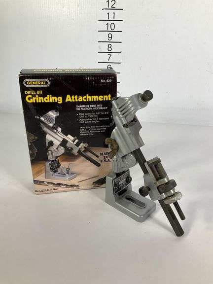 General No. 825 Drill Bit Grinding Attachment with Original Box - Hash ...