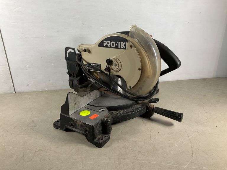 Pro-Tek 10-Inch Compound Miter Saw, 15 Amp, Model 7208-Type II - Hash ...