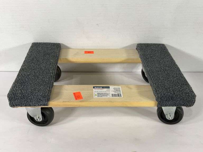 Anvil Wood Moving Dolly with 300 lb Load Capacity - Hash Auctions