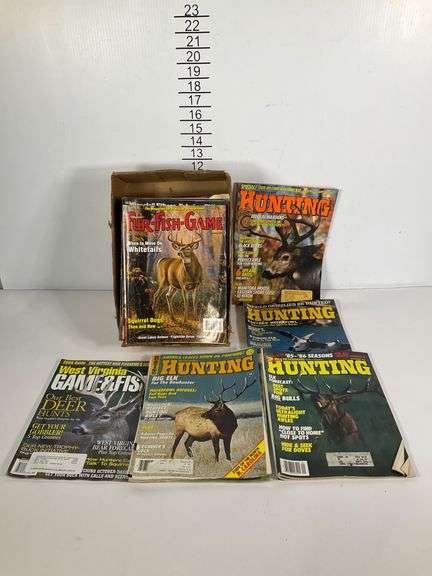 Hunting and Fishing Magazines, Including ‘Hunting’ and ‘Fur-Fish-Game ...