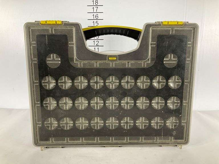 Stanley Plastic Storage Organizer with Handle and Clear Lid - Hash Auctions