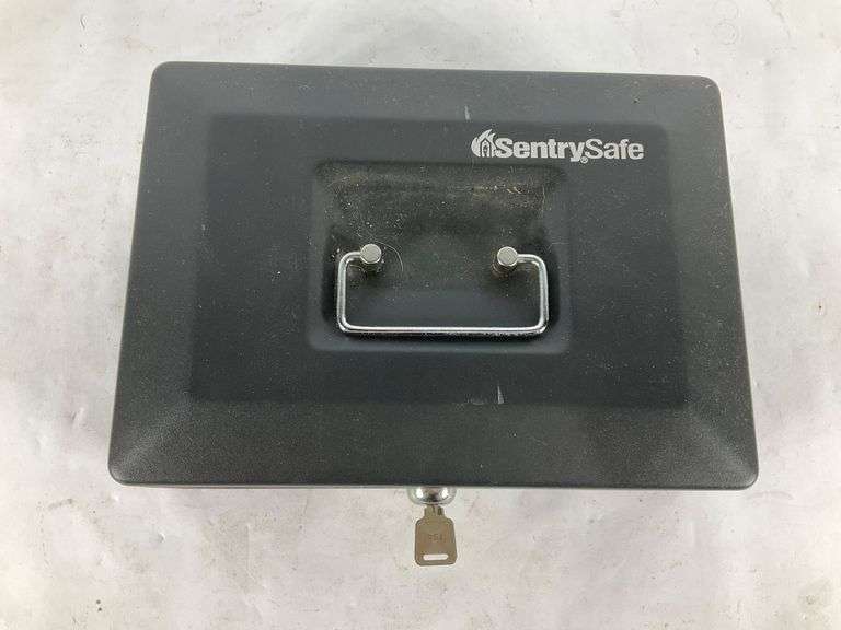 SentrySafe Portable Locking Cash Box with Handle - Hash Auctions