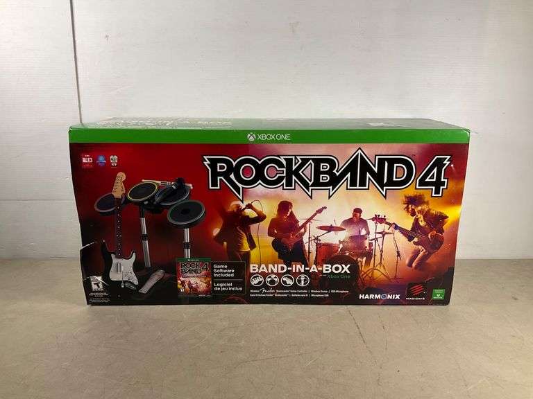 Rock Band 4 Band-in-a-Box Bundle for Xbox One, Factory Sealed - Hash ...