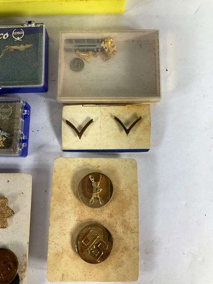 Military Insignia, Ribbons, and Badges from the Pope Estate - Hash Auctions