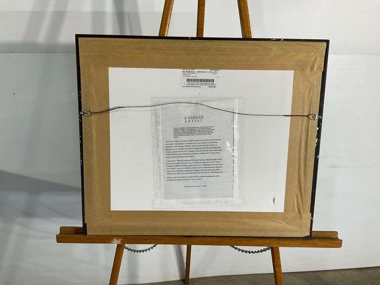 Framed Print Titled ‘Rainbow Cats’ by Kessler, 26×22 - Hash Auctions