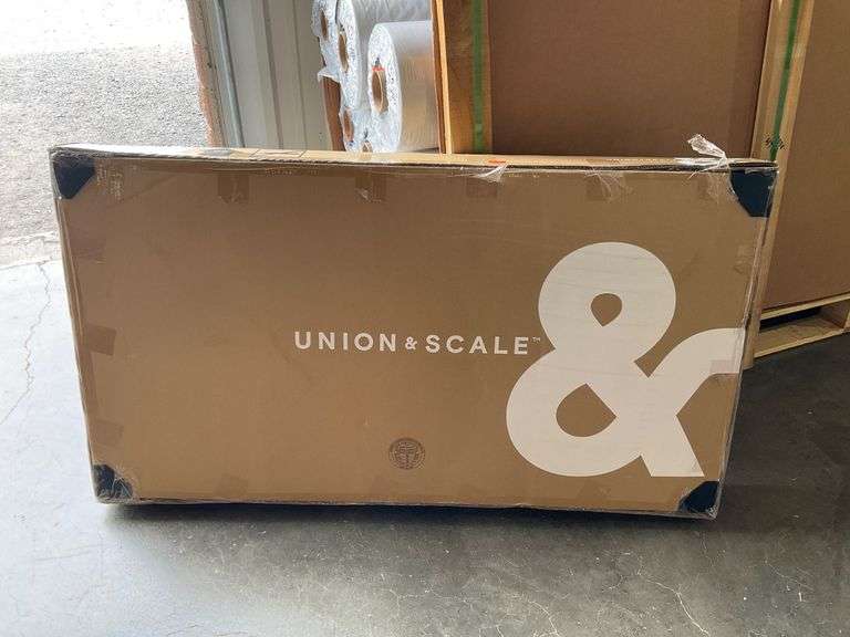 Union & Scale MidMod Espresso Writing Desk, Model UNS9687 - Hash Auctions