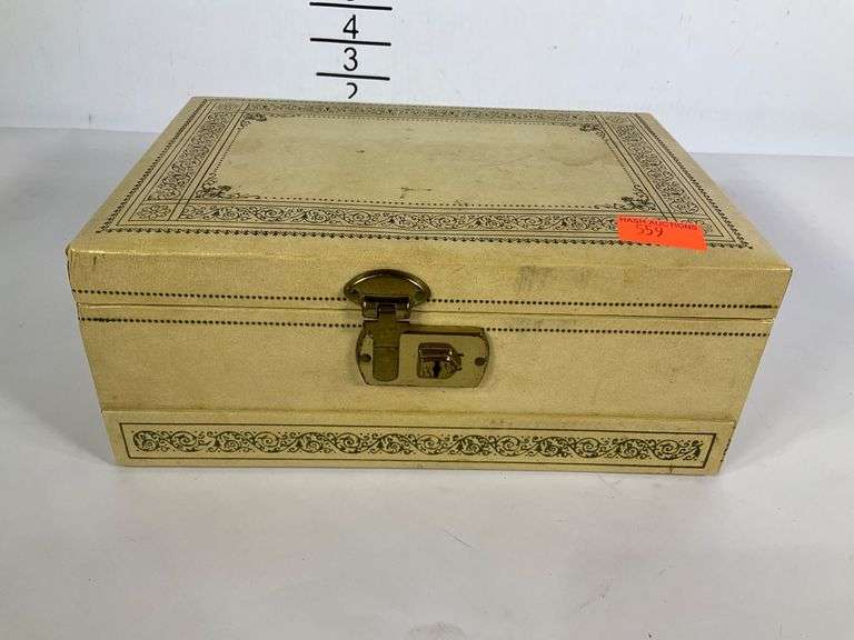 Decorative Jewelry Box with Lock, Satin-Lined Compartments, and ...