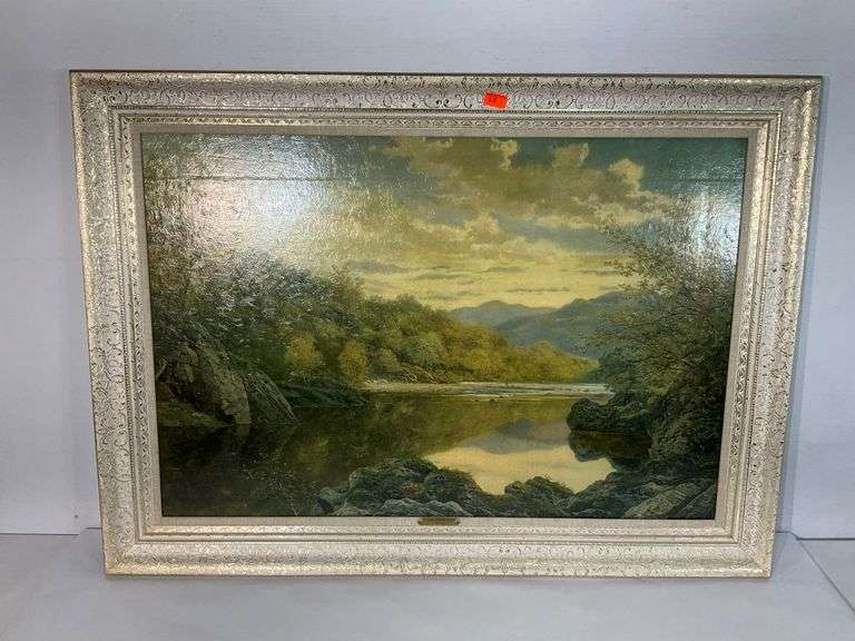 Framed Landscape Print ‘In the Highlands’ by T. Banks, 41.5×30 - Hash ...