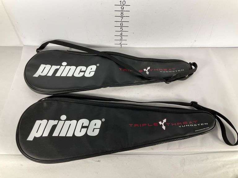 Two Prince Triple Threat Racquet Covers - Hash Auctions