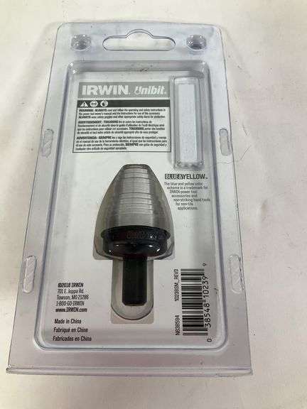 Irwin Unibit #9 High-Speed Steel Step Drill Bit, Factory Sealed - Hash ...