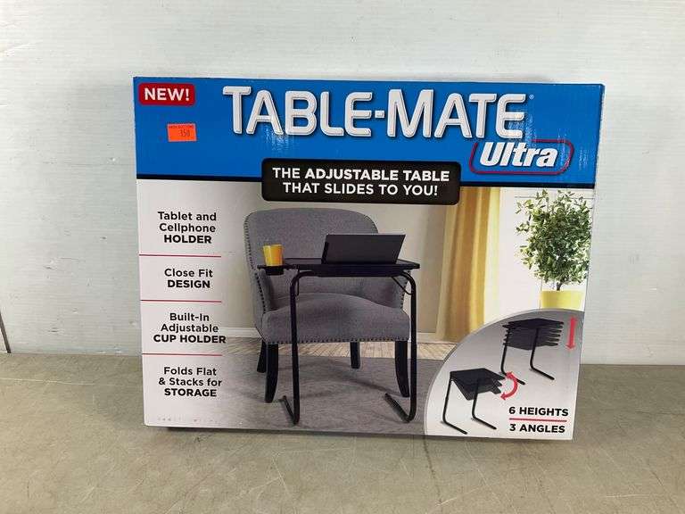 Unopened Table-Mate Ultra Adjustable Multi-Purpose Table - Hash Auctions