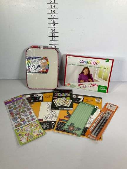 Craft Supplies Including Dry-Erase Board, Creatology Kit, Stickers, and ...