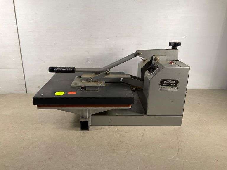 National Screen Printing Equipment Heat Press Machine - Hash Auctions