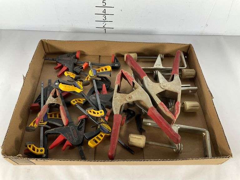 Hand Clamps, Including Quick-Grip and C-Clamp Styles - Hash Auctions