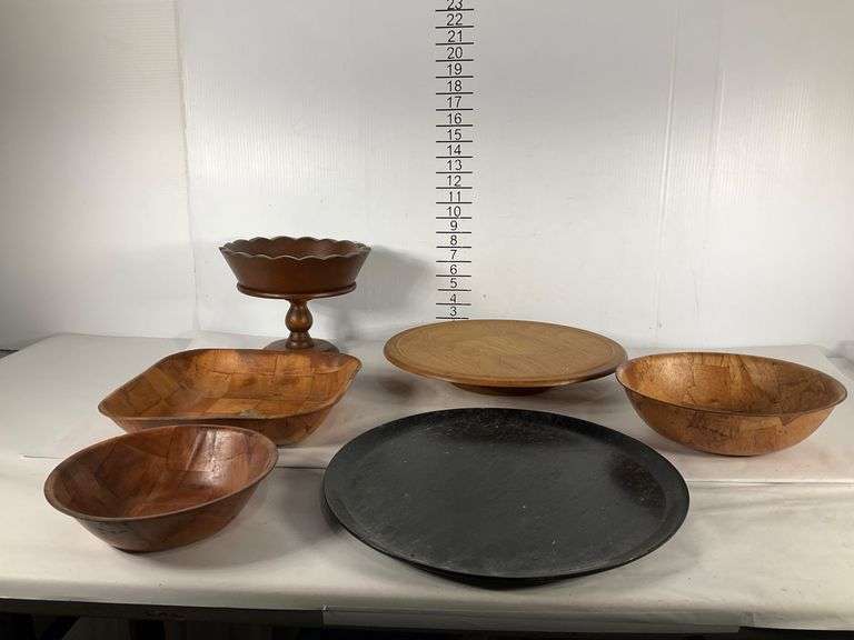 Mixed Material Bowls and Platters - Hash Auctions