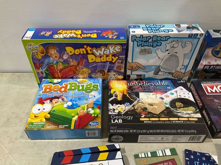 Group Lot of Board Games Featuring Monopoly Godzilla Monster Edition ...