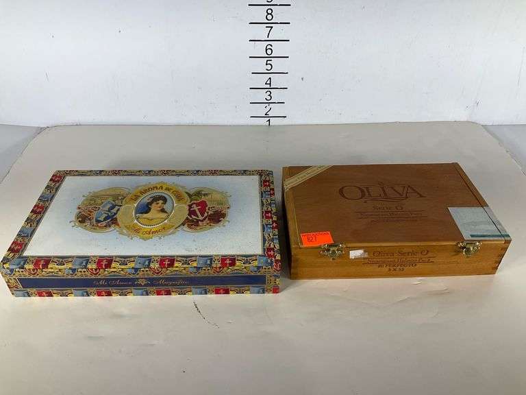 Decorative Cigar Boxes by Oliva and Mi Amor Magnifico - Hash Auctions