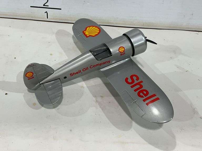 Revell Inc. Metal Model Airplane with Shell Oil Company Branding - Hash ...