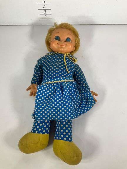 1967 Mattel Mrs. Beasley Doll with Polka Dot Outfit - Hash Auctions