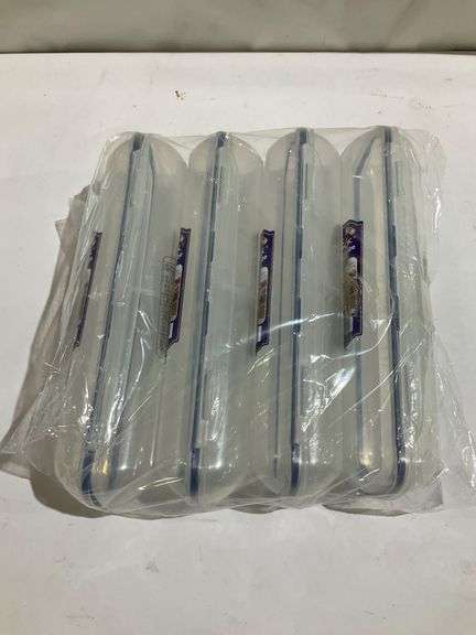 4 Lock & Lock HPL6200 Roll and Sausage Containers - Hash Auctions