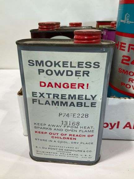 Partial or Empty Smokeless Rifle Powder Cans, Various Brands - Hash ...