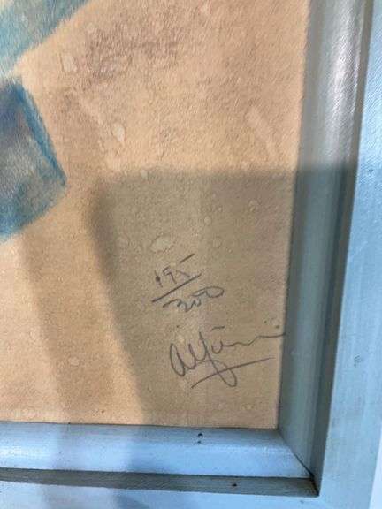 Framed Limited Edition Print Signed by Artist, 19×27 - Hash Auctions