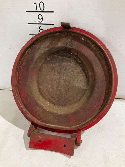 Red Cast Iron Seed Planter Lid by American Seed Inc. Machine Co. - Hash ...