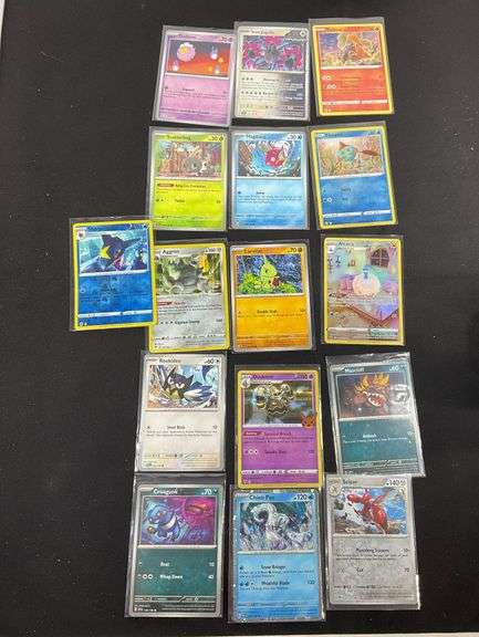 16 Pokémon cards - Hash Auctions