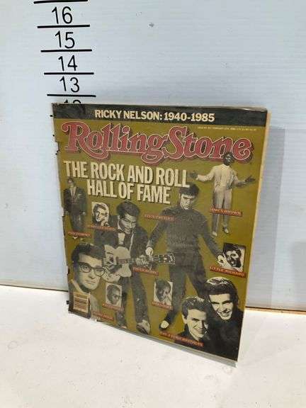 Rolling Stone Magazine Issue Featuring Ricky Nelson and Rock and Roll ...