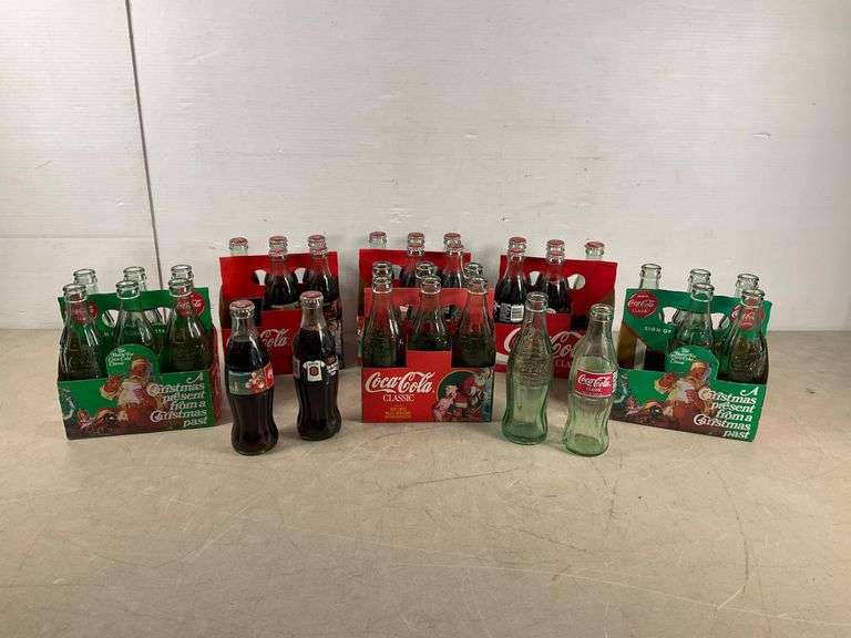 Three Dozen Coca-Cola Bottles, Including 1995 Limited Edition Christmas ...