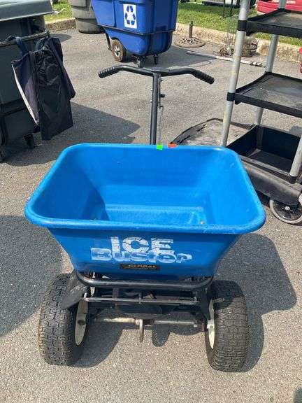 Global Industrial Ice Buster Spreader with Blue Hopper - Hash Auctions