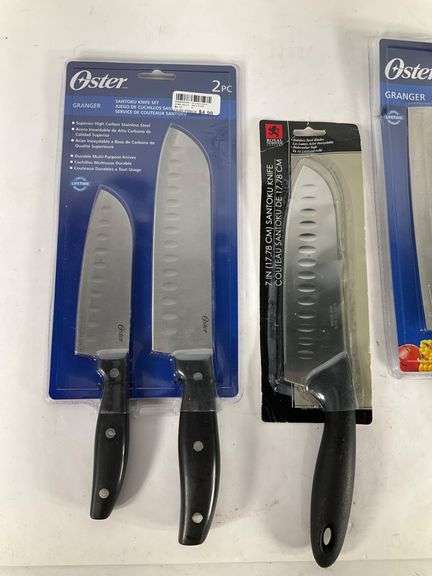 Kitchen Knife Sets Featuring Oster and Bombay Brands - Hash Auctions