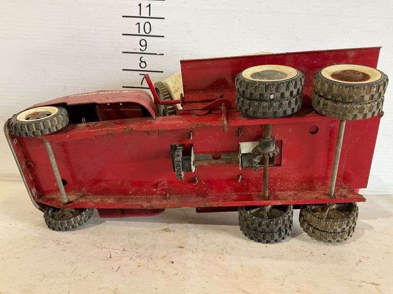 Structo Ready Mix Pressed Steel Cement Mixer Truck Toy - Hash Auctions