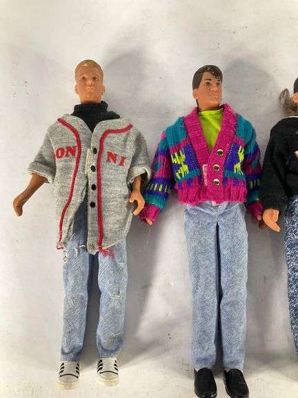 Four New Kids on the Block Dolls with Original Outfits - Hash Auctions