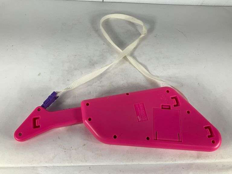 Pink Barbie Guitar-Shaped Toy Keyboard - Hash Auctions