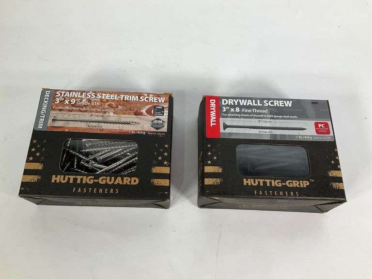 Huttig-Guard Stainless Steel Trim Screws and Huttig-Grip Drywall Screws ...