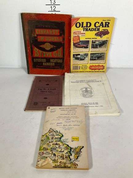 Vintage Catalogs, Directories, and Periodicals Including Stove and Car ...