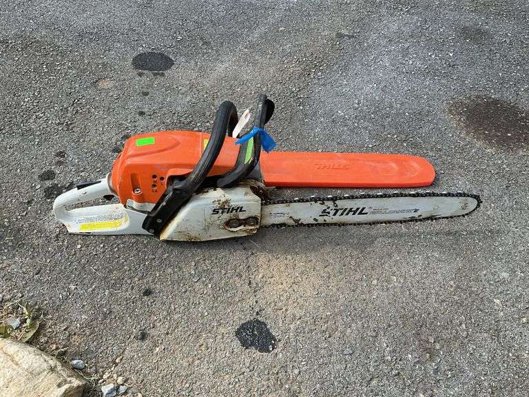 Stihl MS 291 Chain saw, we had this one started. - Hash Auctions