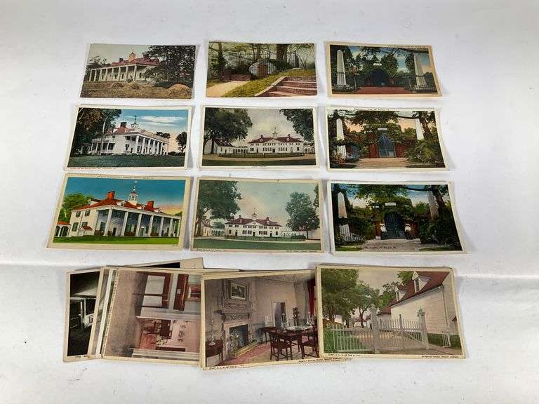 Vintage Postcards Featuring Historic Mansions and Landscapes - Hash ...