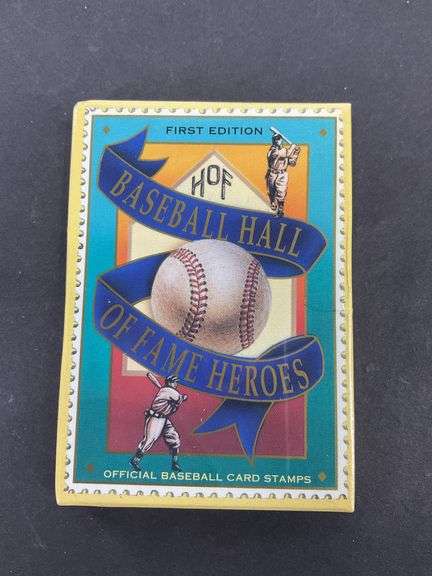 Sealed first edition baseball hall of fame heroes official baseball ...