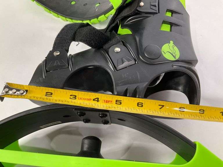 New Bounce Spring-Loaded Jumping Shoes with Green Accents - Hash Auctions
