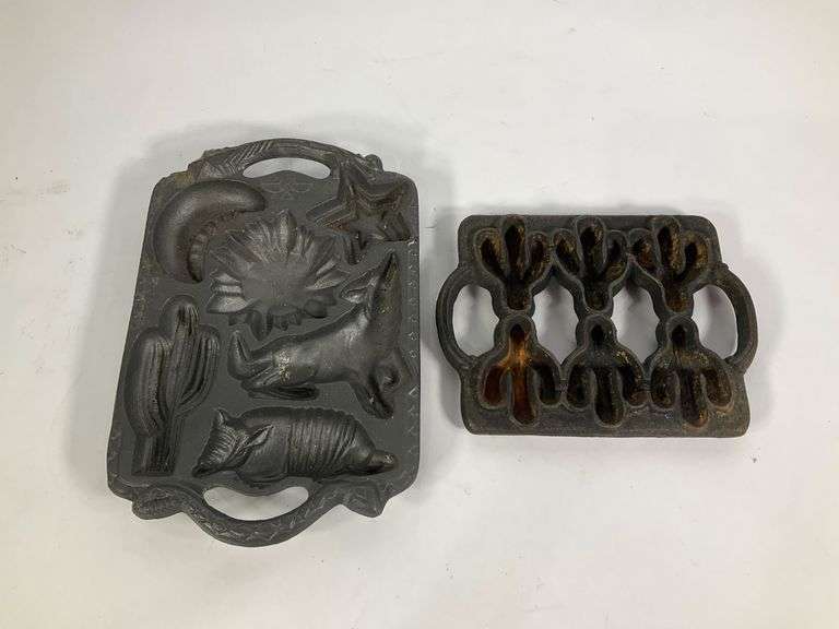 Cast Iron Baking Molds, Including John Wright 1988 Design - Hash Auctions