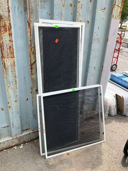 Aluminum-Framed Window Screens - Hash Auctions